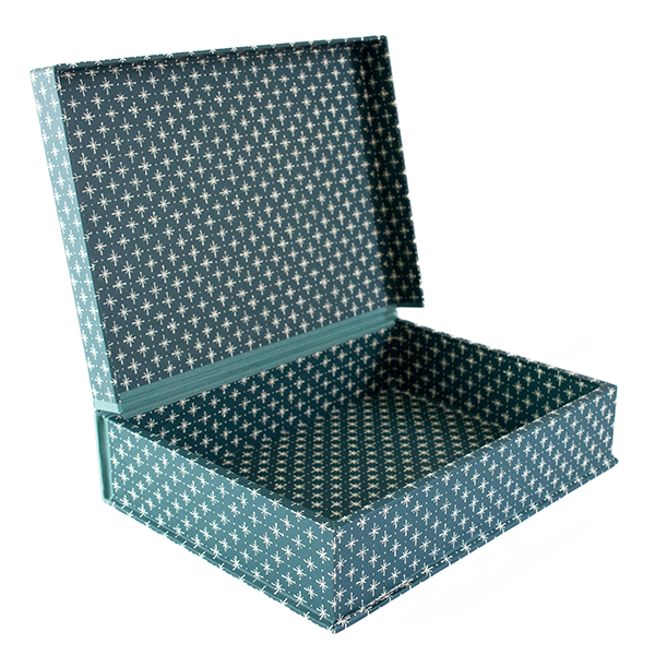 A5 Box File Little Stars Petrol Blue | Cambridge Imprint