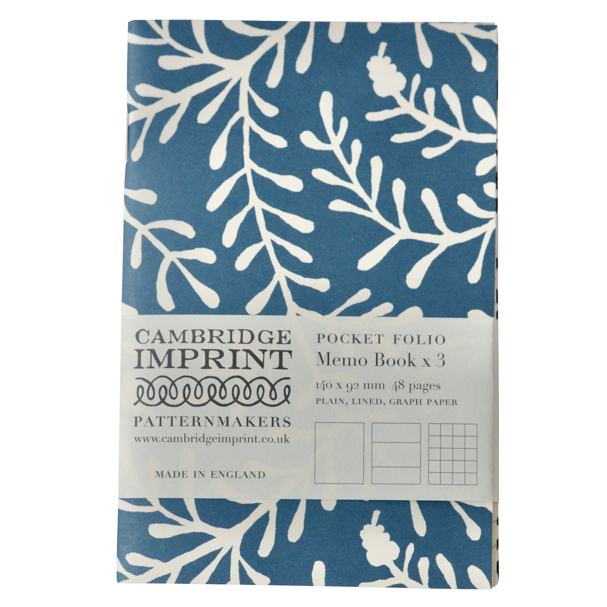 Three Assorted Memo Books Blue | Notebooks | Cambridge Imprint