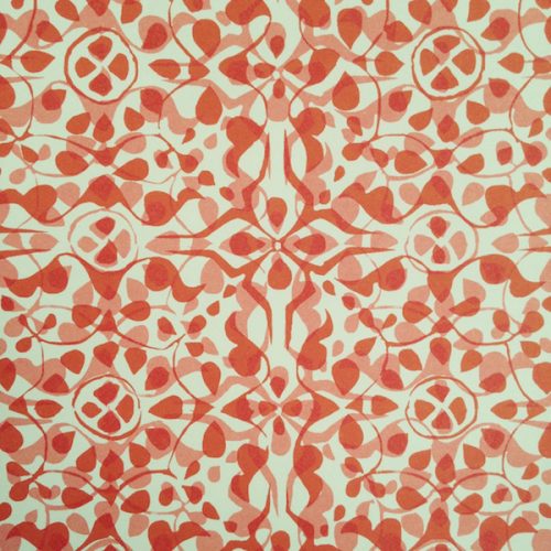 Patterned Paper Owls Dark Red - Cambridge Imprint