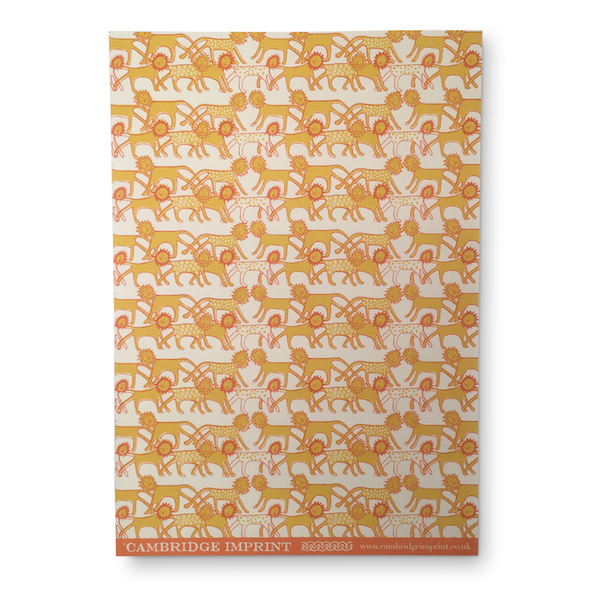 Patterned Paper Lions - Cambridge Imprint