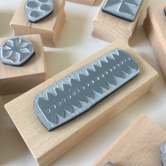 Printing Block Spiky Border - Cambridge Imprint