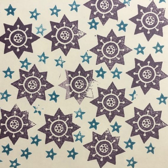 Printing Block Chunky Star - Cambridge Imprint