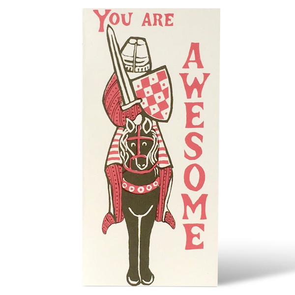Long Card Awesome Knight - Cambridge Imprint