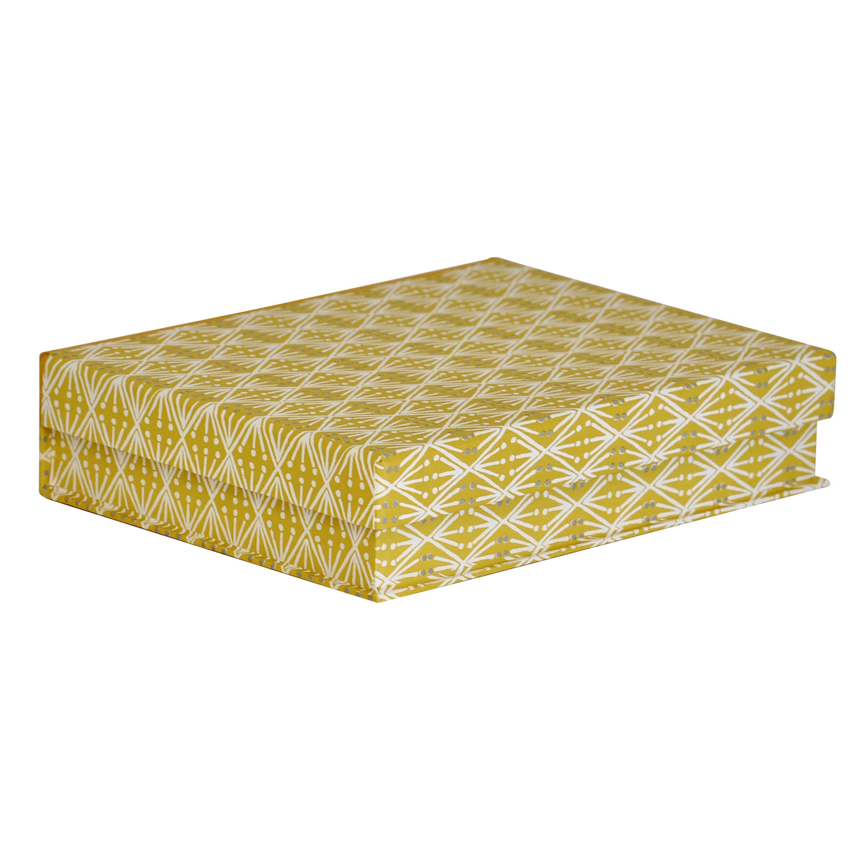 A5 Box Files Selvedge Mustard - Cambridge Imprint