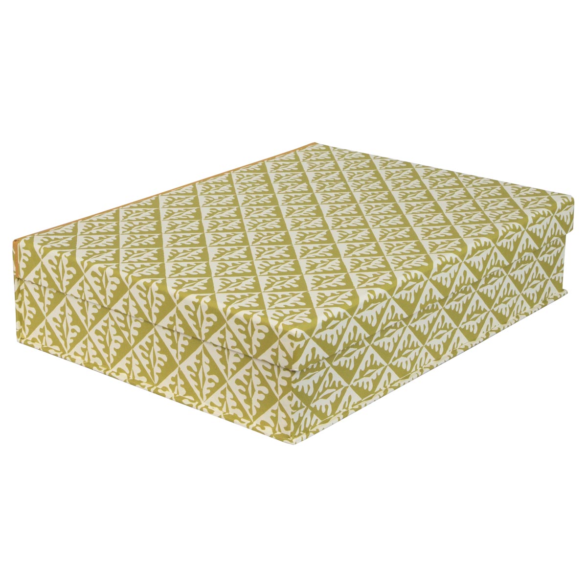 A4 Box File Oak Leaves Sap Green | Cambridge Imprint