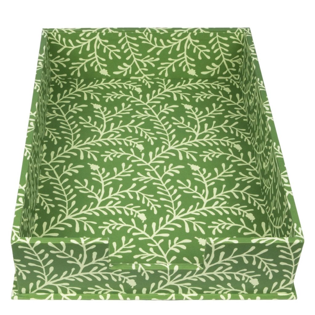 A4 Letter Tray Sprig Pea Green - Cambridge Imprint