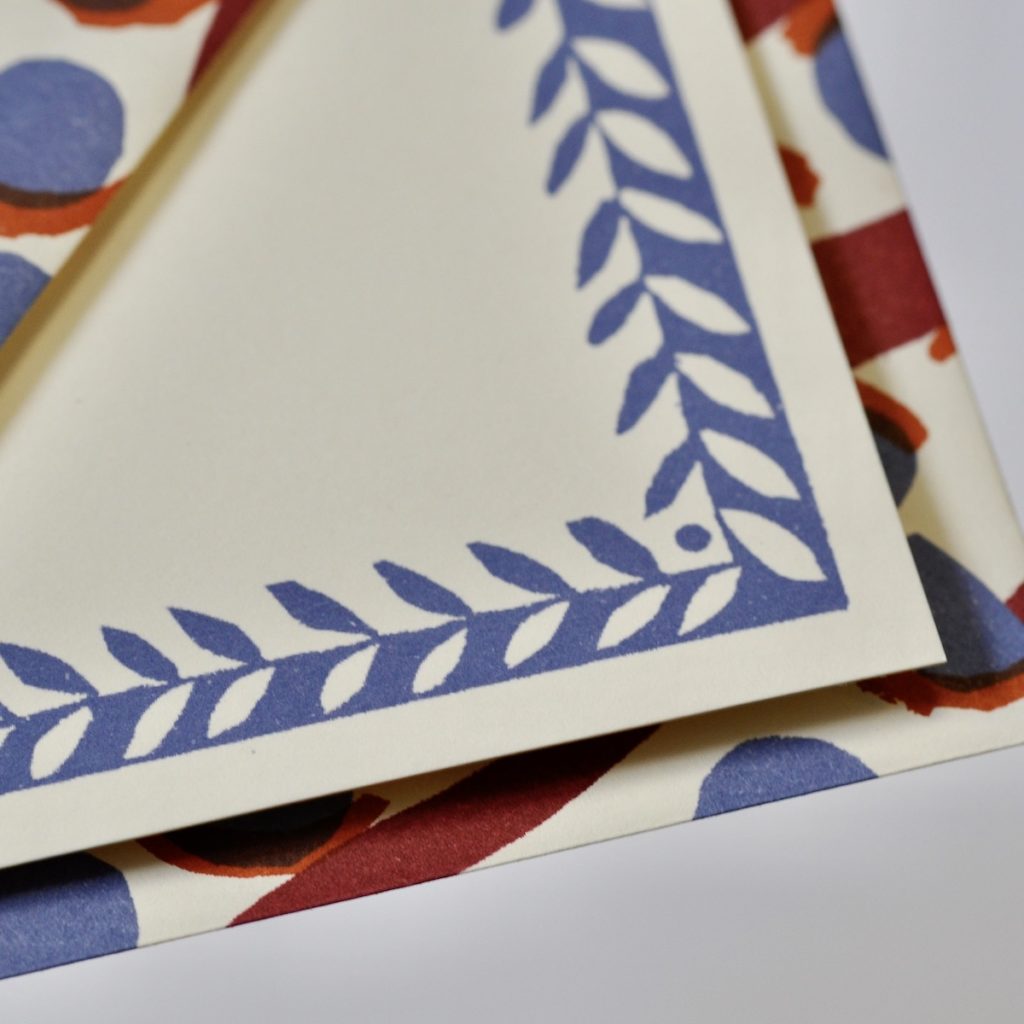 Packet of Ten Patterned Envelopes Charleston Scumble - Cambridge Imprint