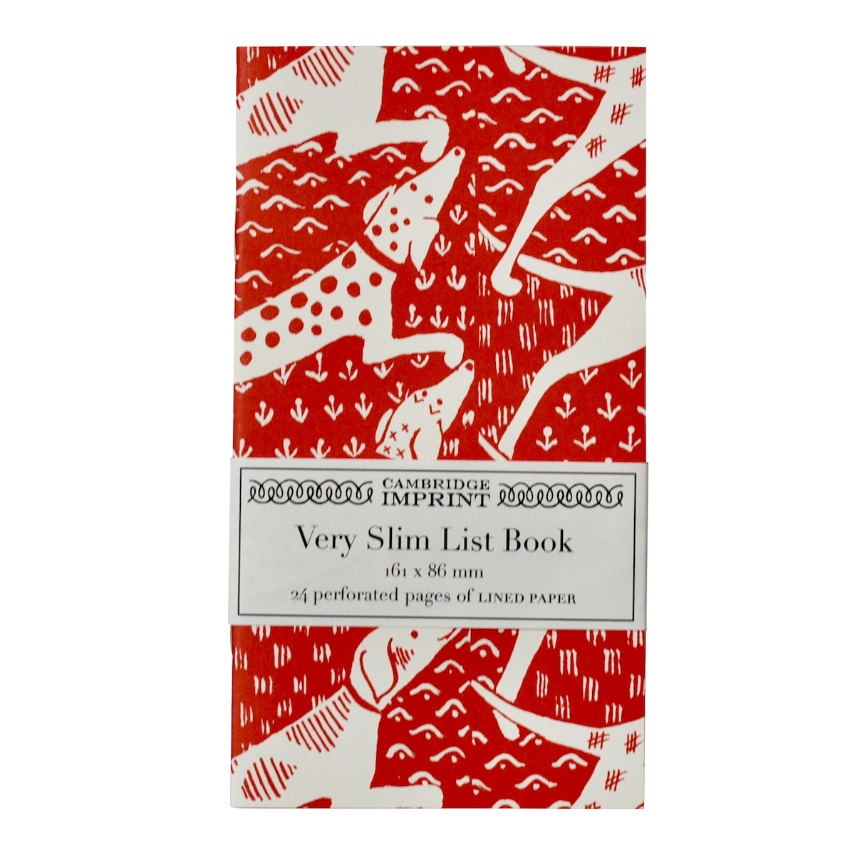 Very Slim List Book Dogs - Cambridge Imprint