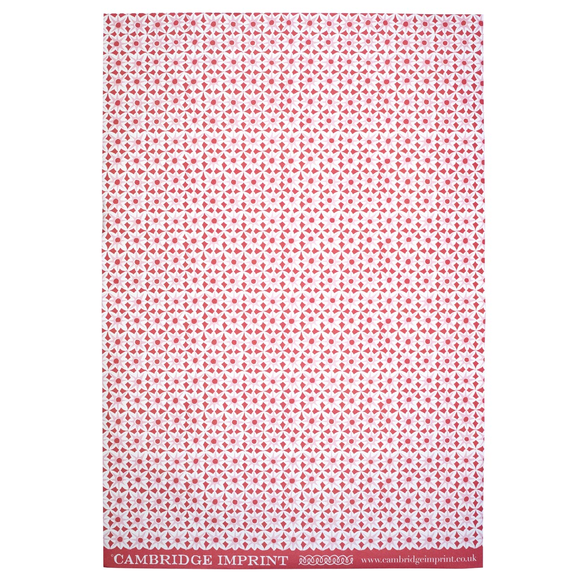 Alhambra Red and Pink | Patterned Paper | Cambridge Imprint
