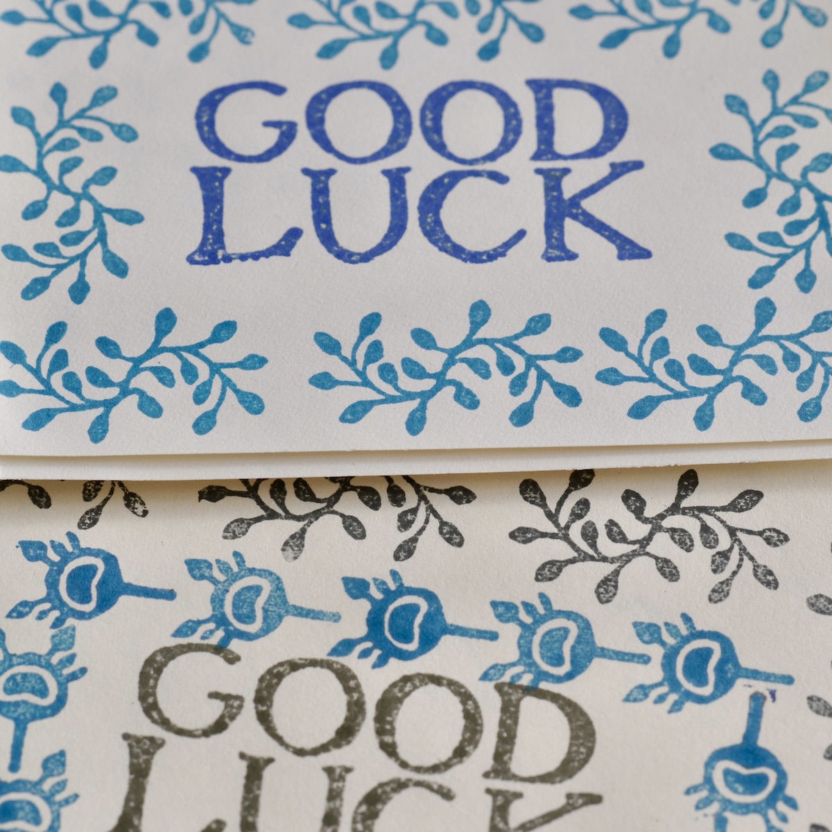 Printing Block Good Luck - Cambridge Imprint